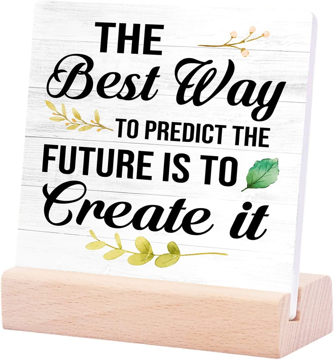 Ceramic Sign 4x4Inch Positive Inspirational Ceramic Signs The Best Way ...