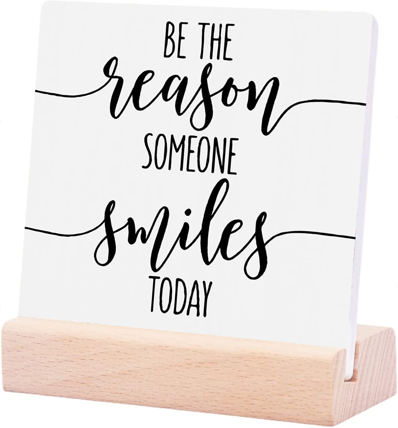 Ceramic Sign 4x4Inch Quotes Decorative Signs Plaques Desk Decor ...