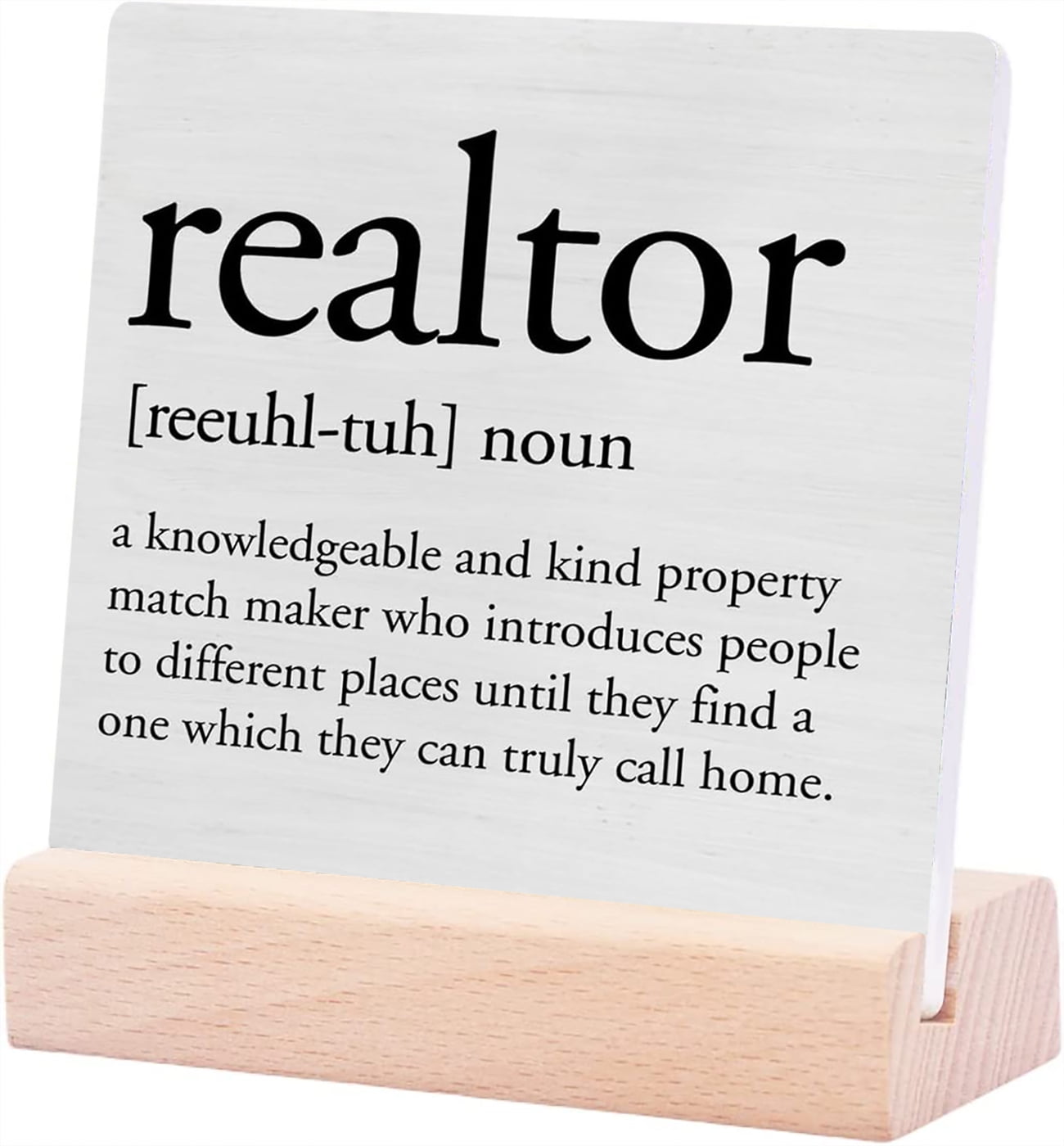 Ceramic Sign 4x4Inch Realtor Gifts For Coworker Men Women Realtor ...