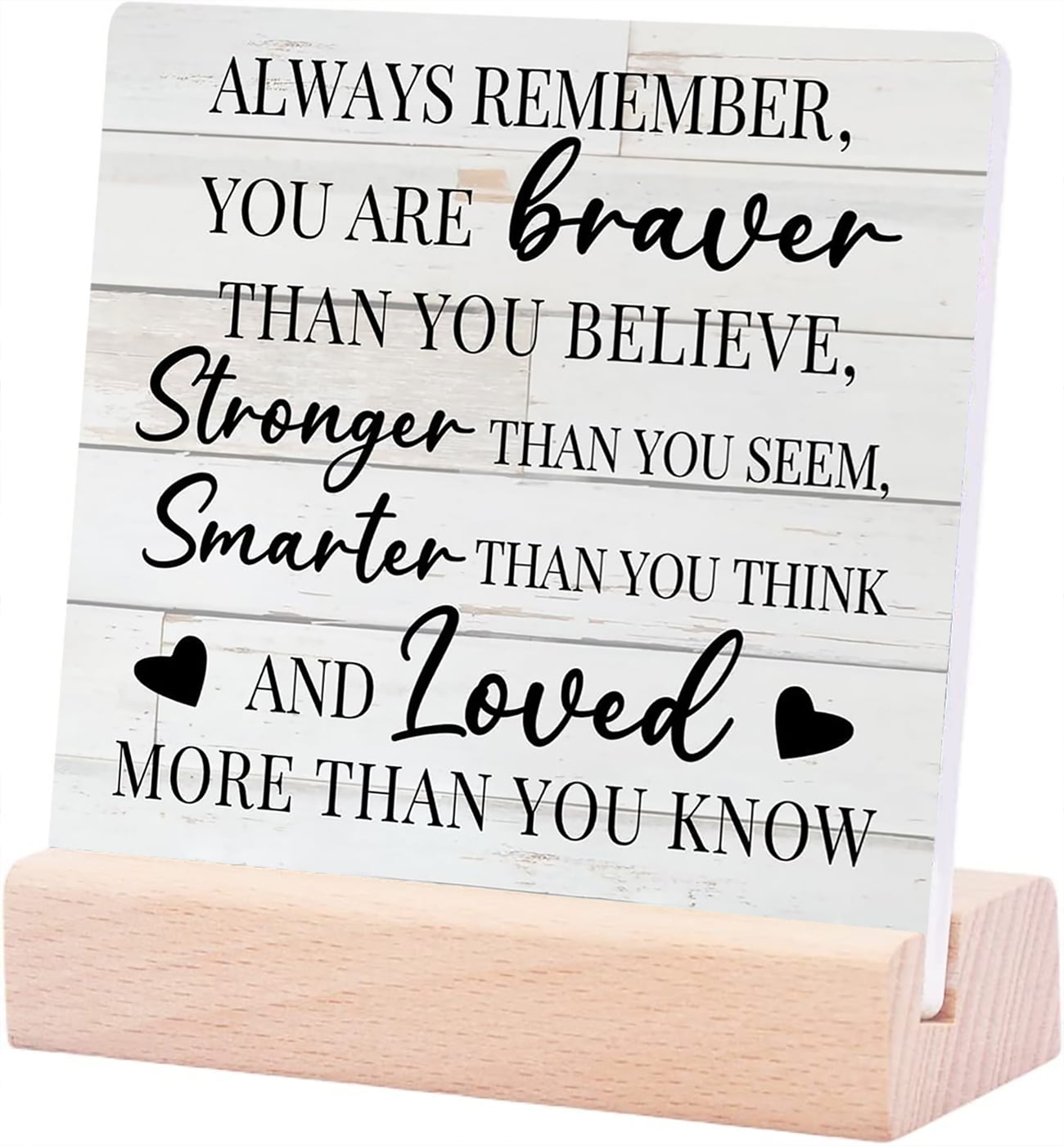 Ceramic Sign 4x4Inch Rusic Motivational Sayings Ceramic Sign Always ...