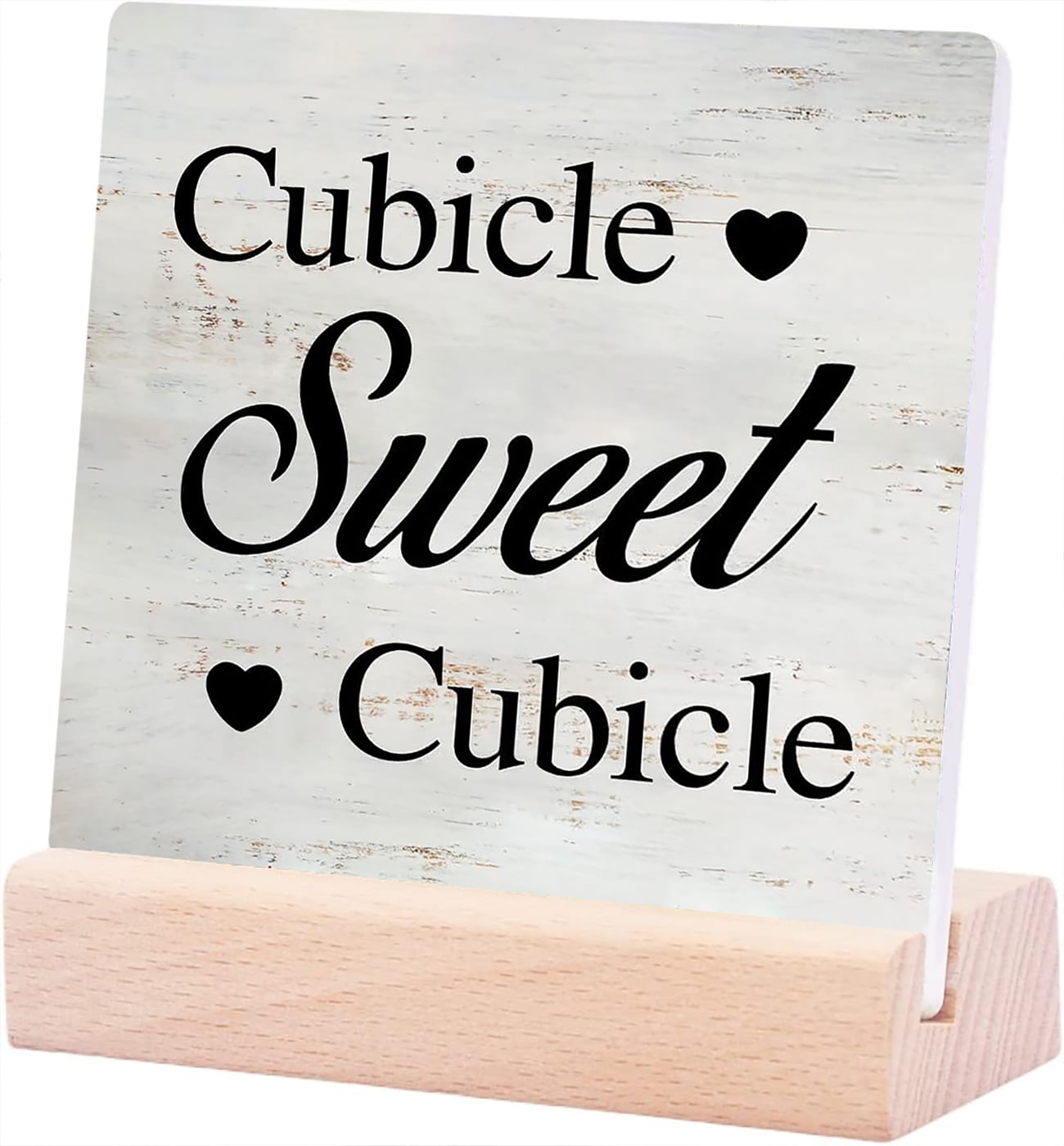 Ceramic Sign 4x4Inch Rustic Cubicle Sweet Cubicle Ceramic Signs Funny ...