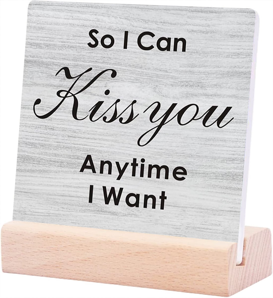 Ceramic Sign 4x4Inch Rustic Home Decor Bedroom Quote Plaque Sign with ...