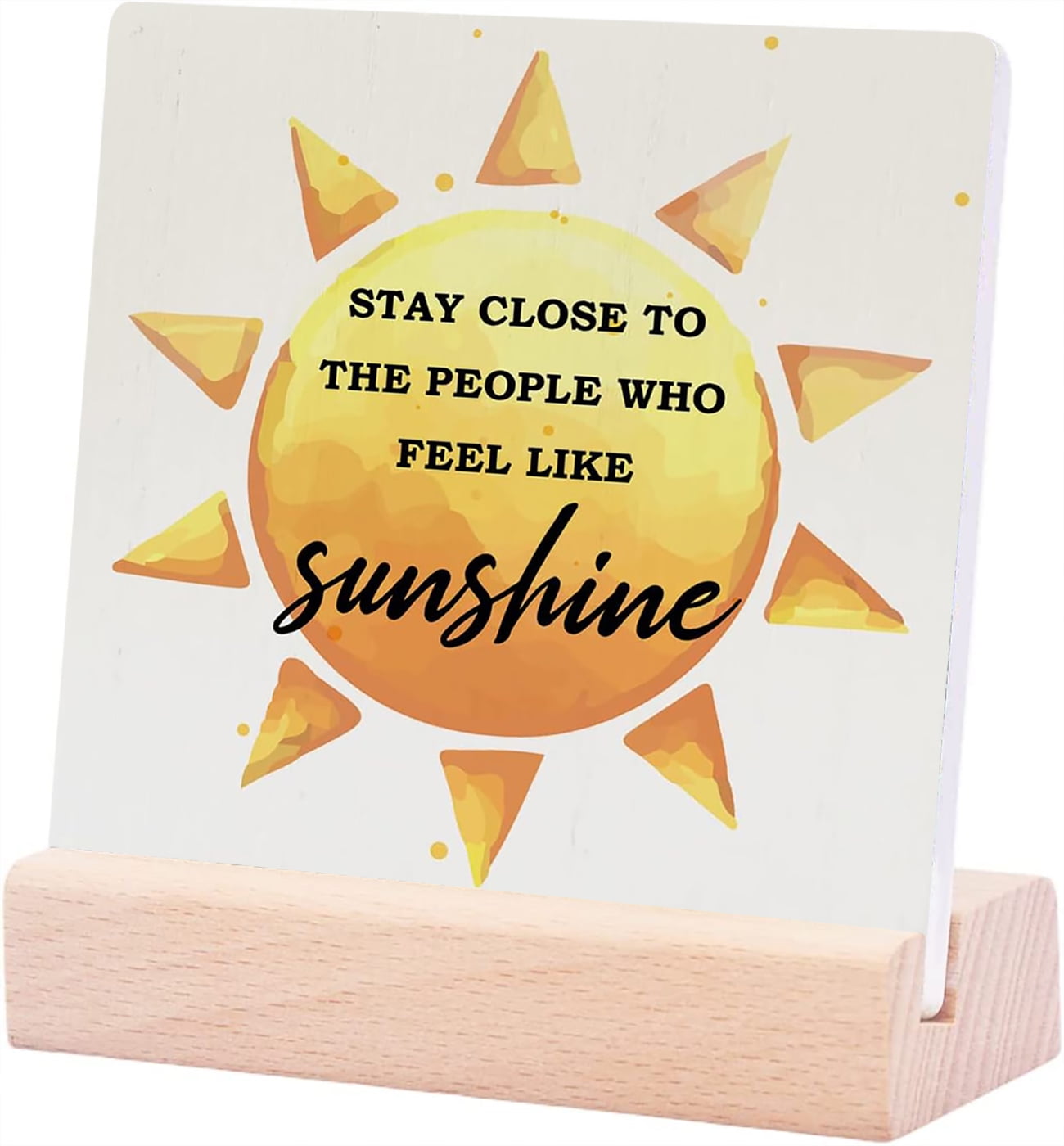 Ceramic Sign 4x4Inch Sunshine Ceramic Signs Rustic Summer Sunshine Sun ...