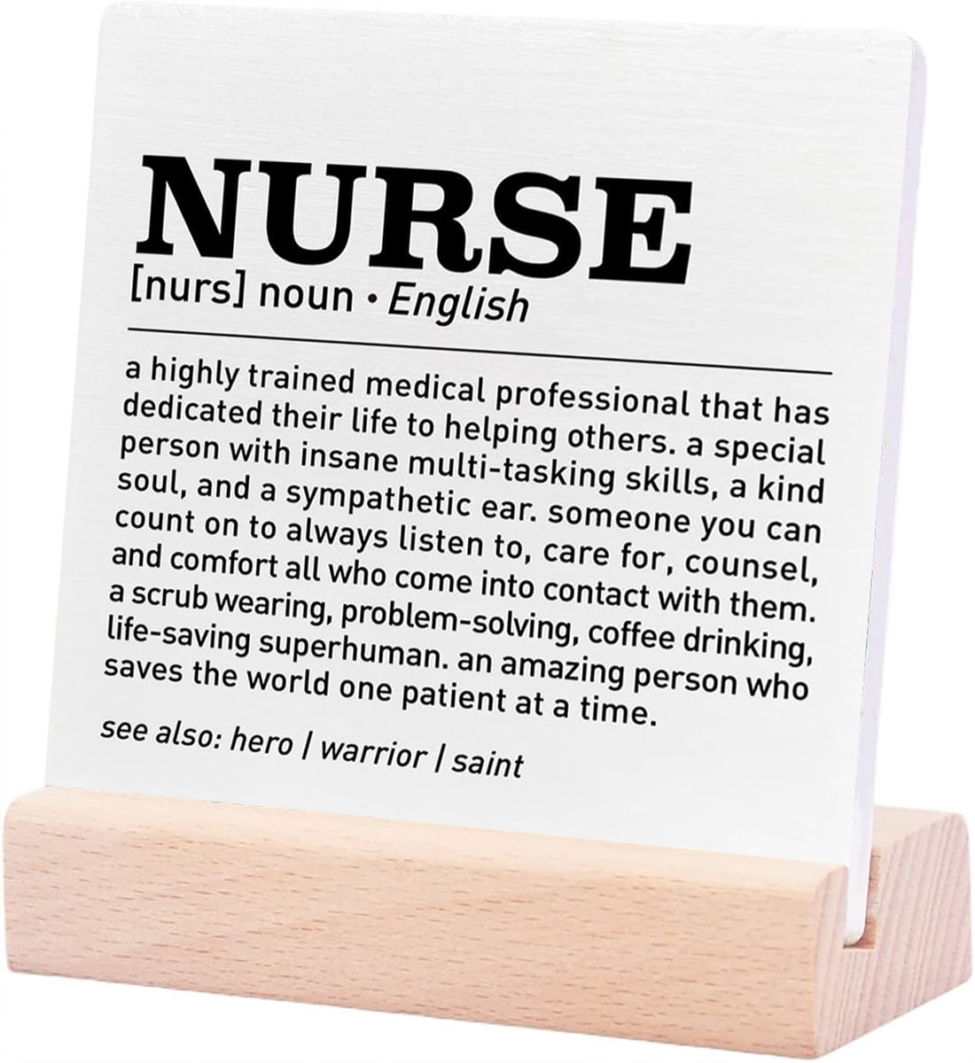 Ceramic Sign 4x4Inch Thank You Appreciation Gifts Definition Week Day ...