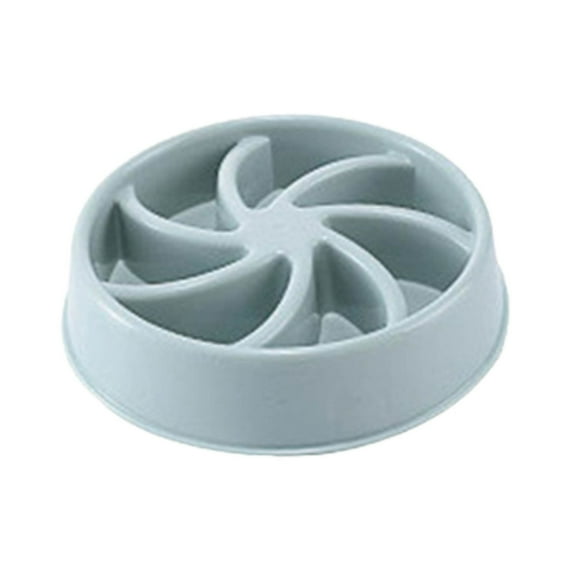 Ceramic Slow Dog Feeder Bowl for Small Dogs Raised Pet Food Dish ...