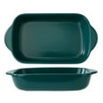 Ceramic Small Baking Dish, Dingrich Porcelain 2-Piece Rectangular ...
