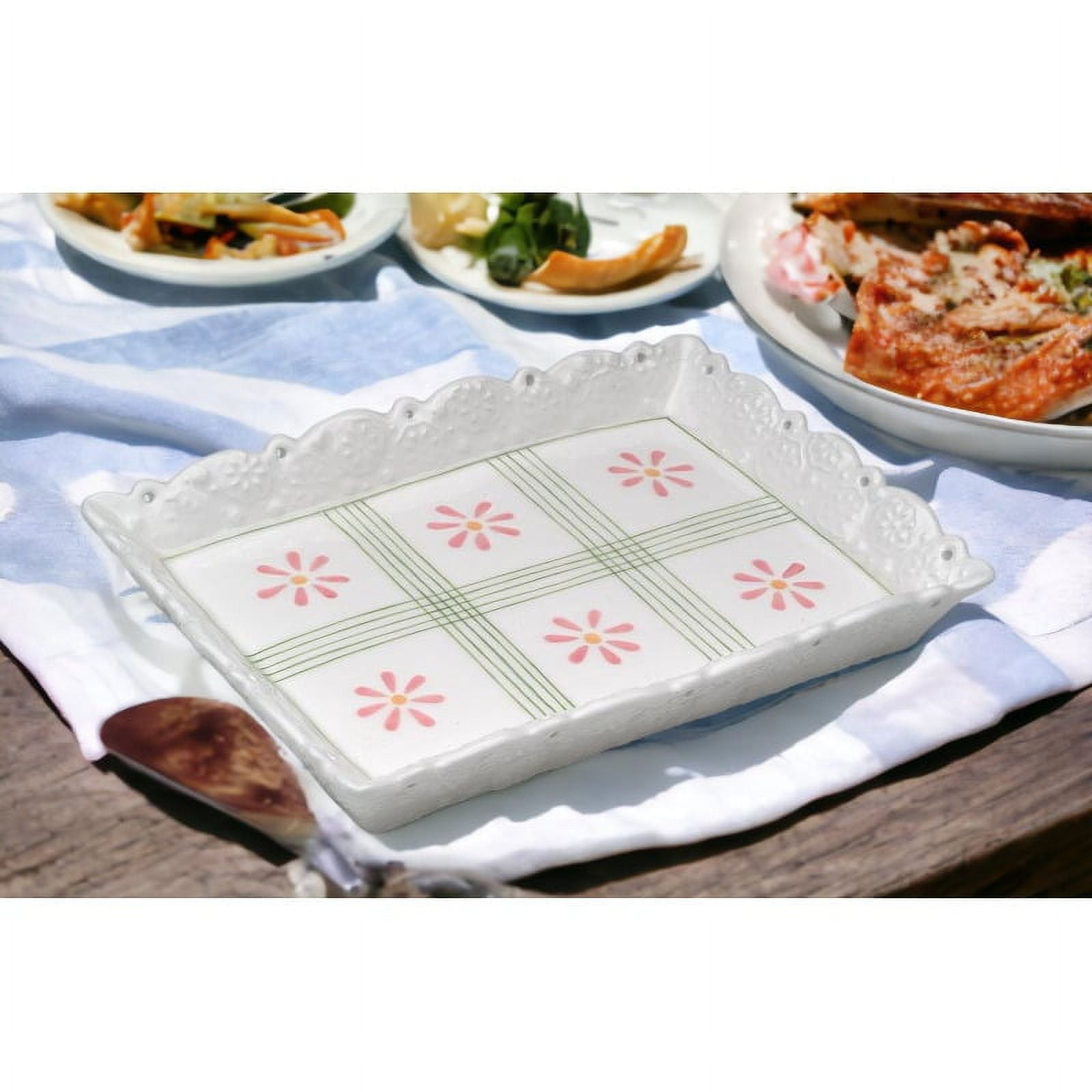 Ceramic Small Tray 7 1/8" x 5 1/4" Kitchen Her - Walmart.com