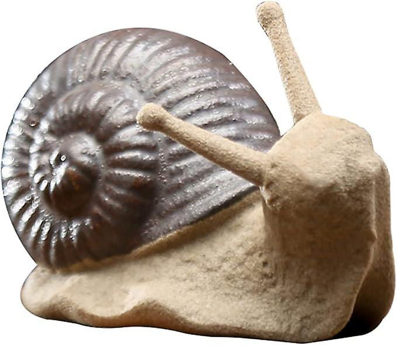 Ceramic Snail Decoration Garden Ornament Snail Figurine Cute Gardening ...