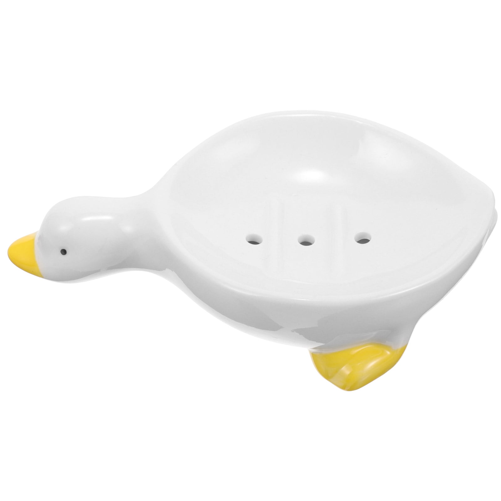 Ceramic Soap Box Ceramic Cute Soap Tray Soap Dish Toilet Free Punching ...