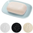 Ceramic Soap Dish for Bathroom and Kitchen, Non-Slip Bar Soap Holder ...
