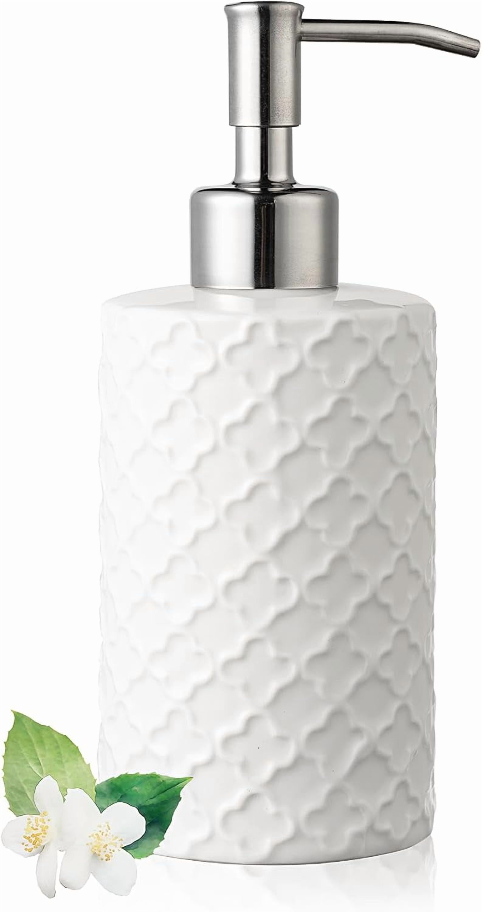 Ceramic Soap Dispenser with Pump, Hand and Liquid Soap Dispenser Rust ...