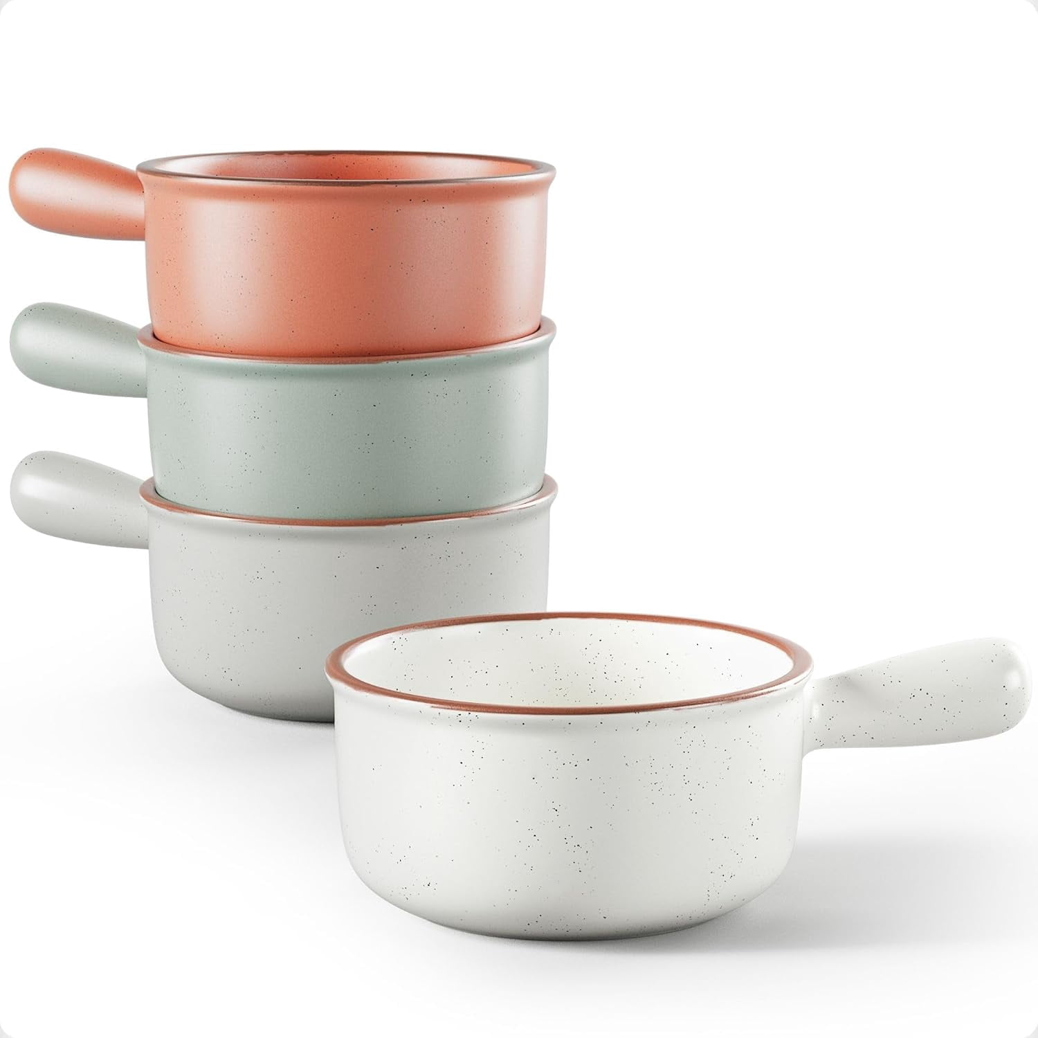 Ceramic Soup Bowl French Onion Soup Bowl with Handle Oven Safe ...