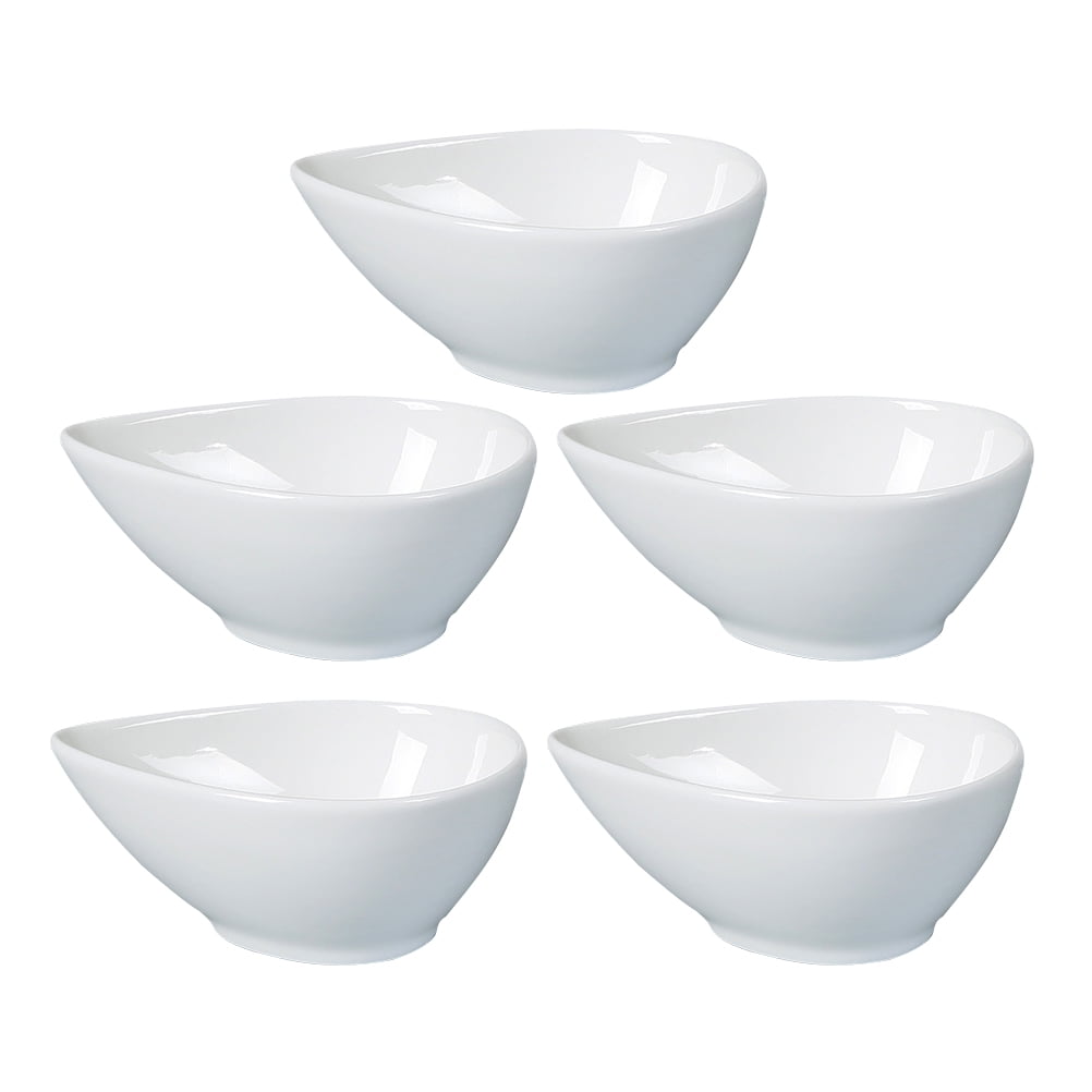 Ceramic Soy Sauce Bowls Set: 5Pcs Small Porcelain Side Dipping Dishes ...