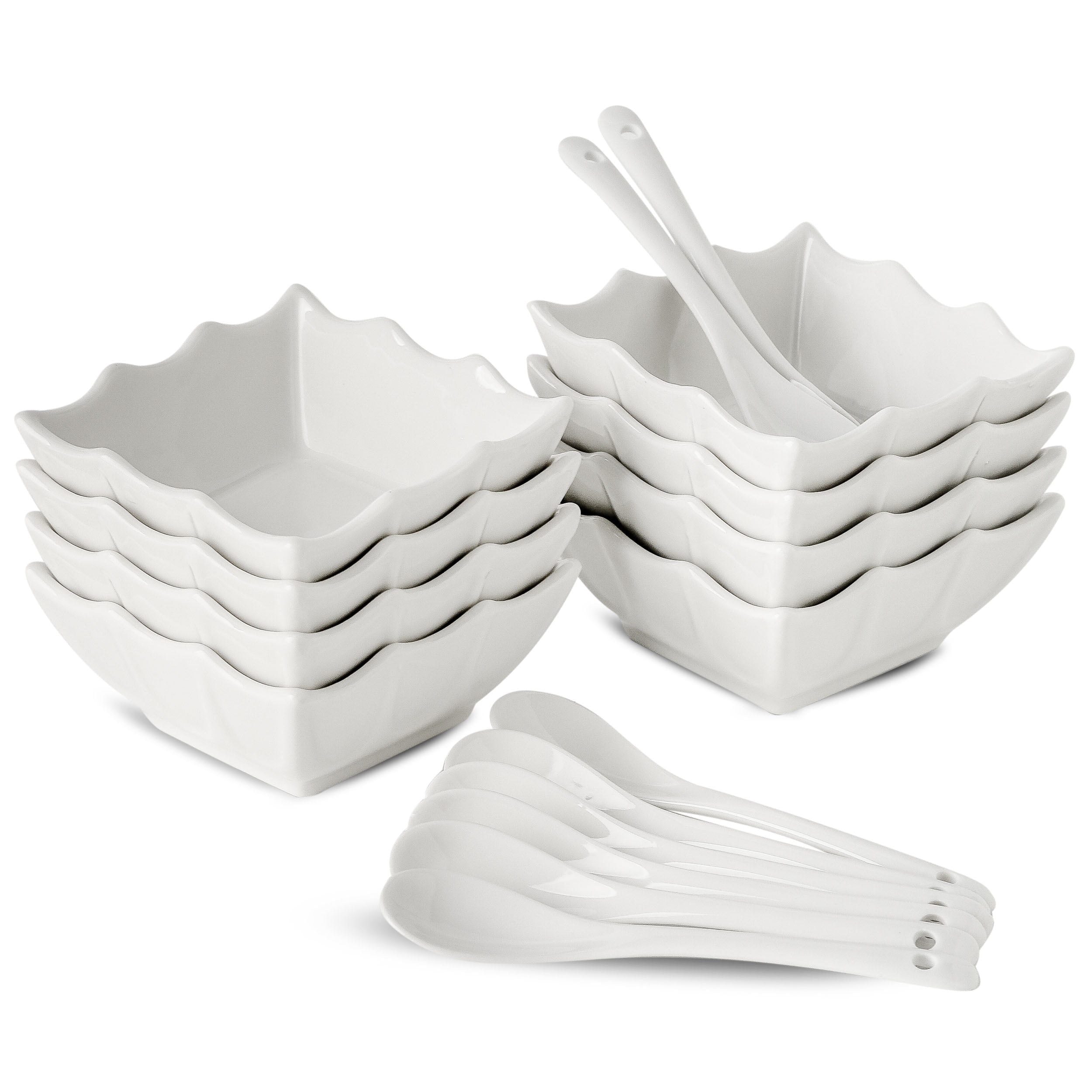 XINLTC 3.5 Inch Ceramic Condiment Serving dishes, Set of 8, 4.4 oz ...