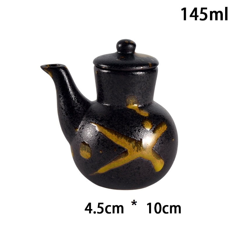 Ceramic Soy Sauce Pot - Small Seasoning Oil Dispenser for Kitchen Use ...