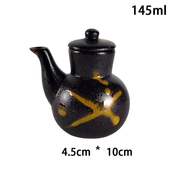 Ceramic Soy Sauce Pot - Small Seasoning Oil Dispenser for Kitchen Use ...