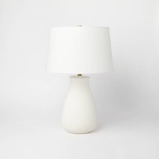 Ceramic Speckled Table Lamp White (Includes LED Light Bulb) - Threshold ...