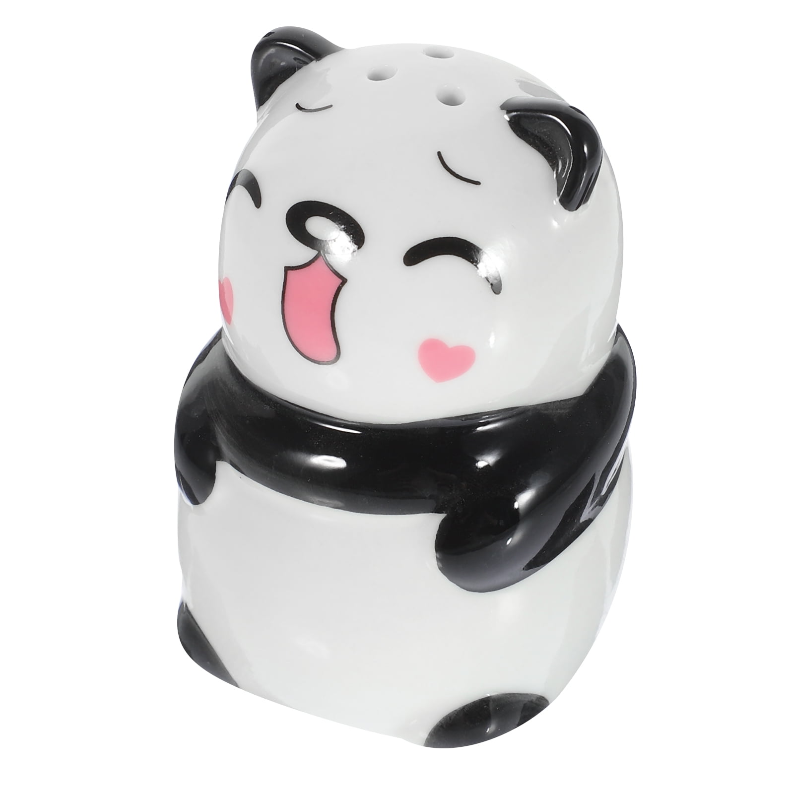 Ceramic Spice Shaker Salt Shaker Jar Cartoon Panda Shaped Spice ...