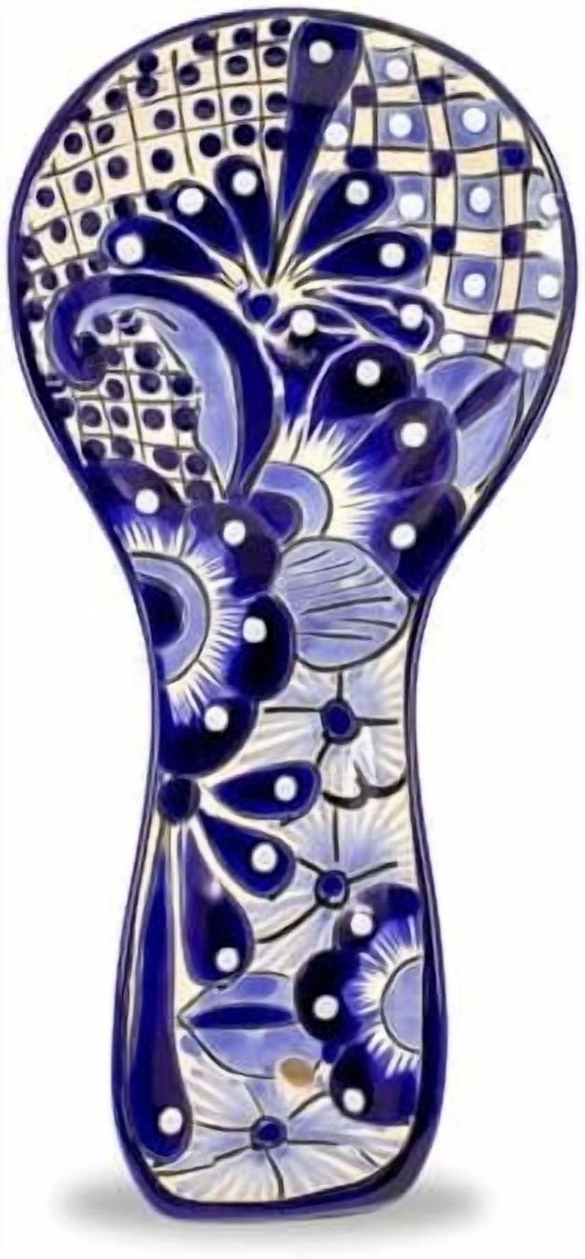 Ceramic Spoon Rest - Hand Painted Talavera Ceramic Spoon Holder in Gift ...