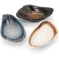 Ceramic Spoon Rest for Stove Top, 3 PCS Shell-Shaped Stable Glaze Sauce ...