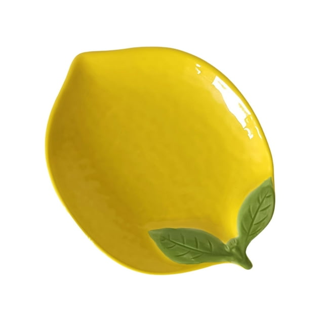 Ceramic Spoon Rest for Stove Top, Lemon Cute Spoon Rest for Kitchen ...