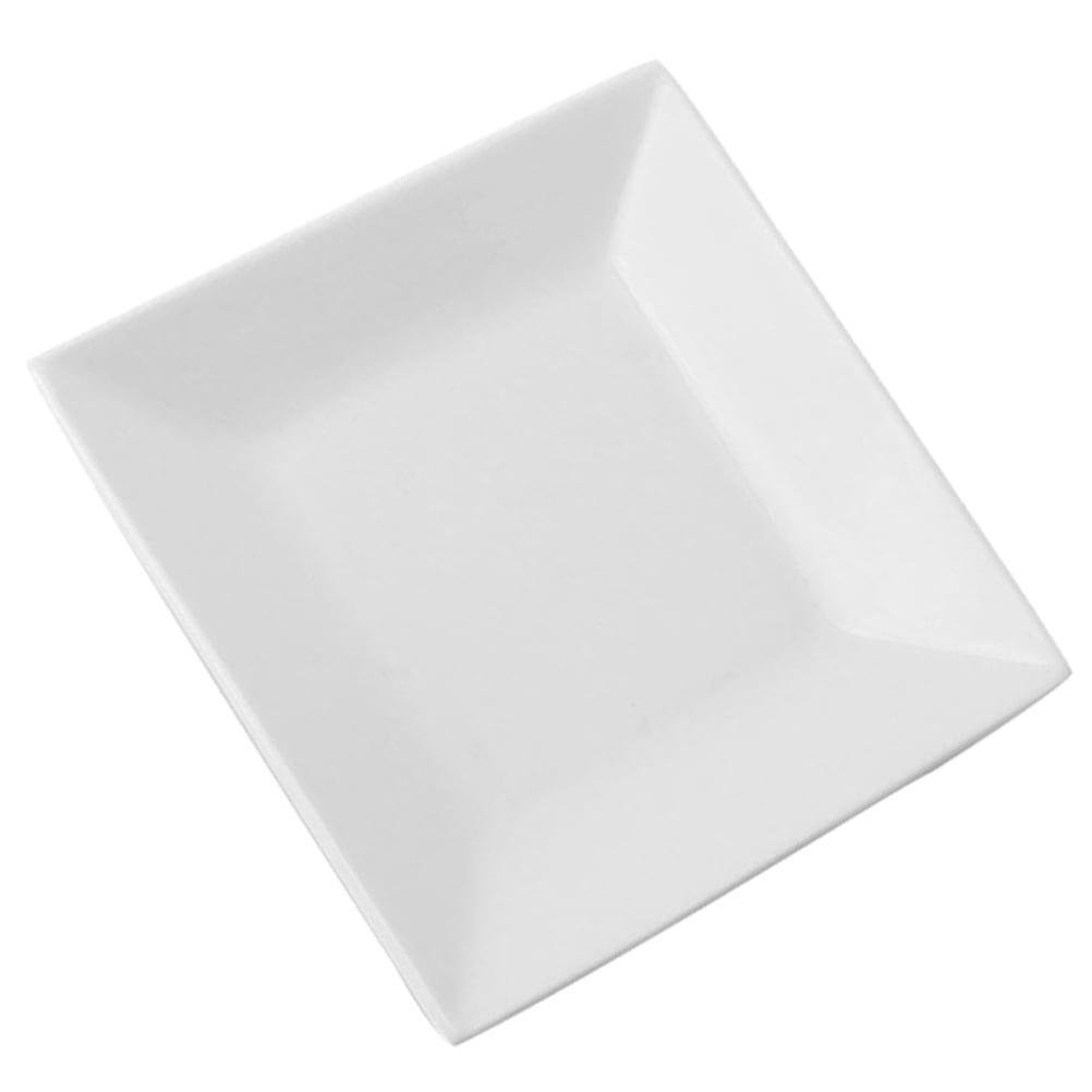 Ceramic Square Plate Food Tray White Dinner Plates China Steak Snack ...