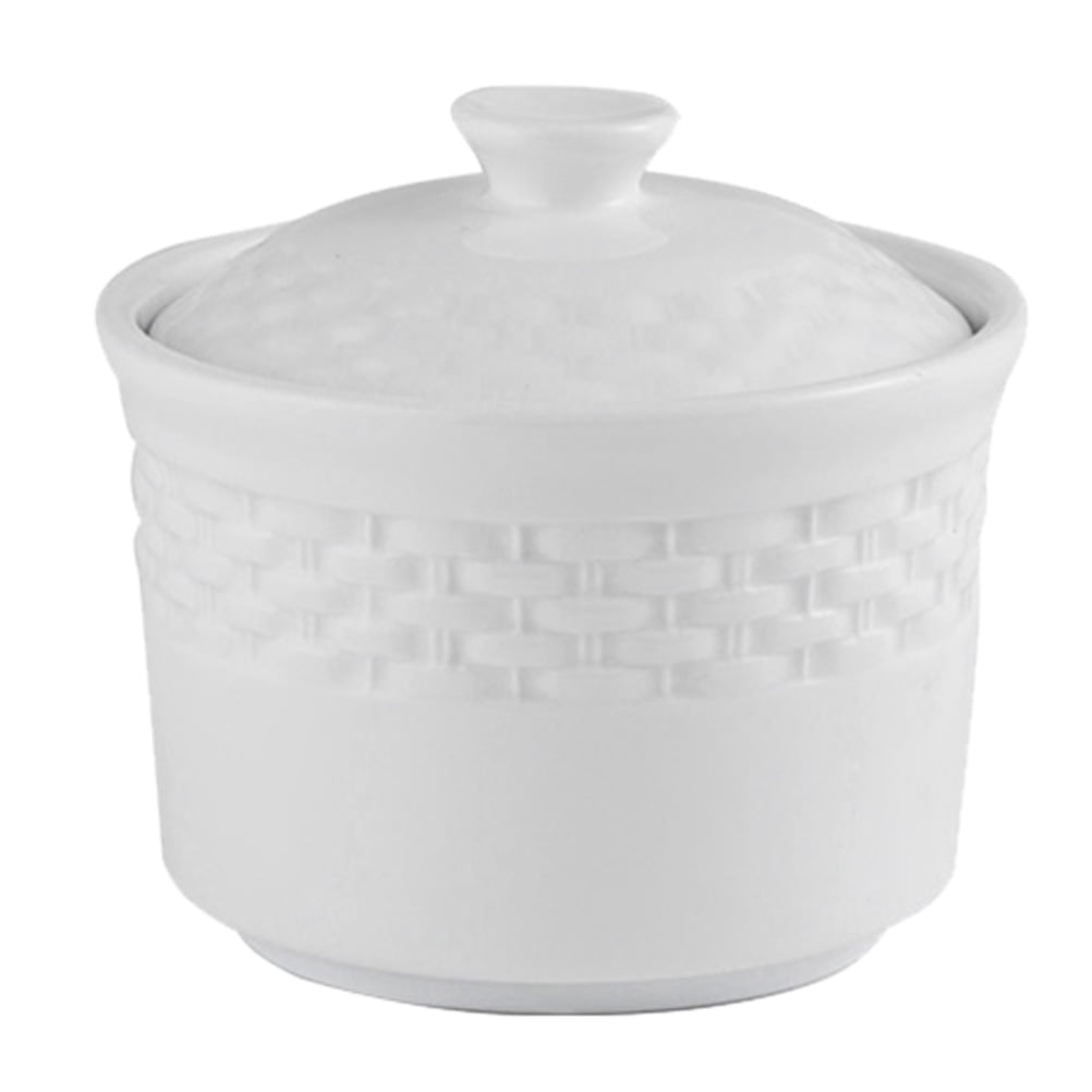 Ceramic Stew Pot with Lid Steaming Soup Bowl Dessert Porridge Noodle ...