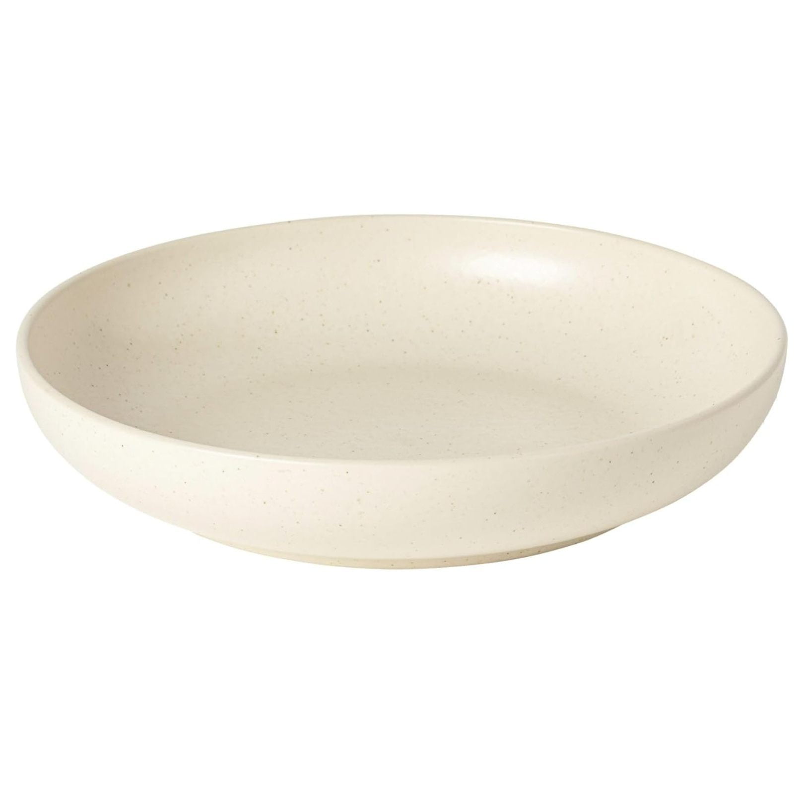 Ceramic Stoneware 12.5" x 2.5", 103 oz. Serving Bowl - Pacifica Collection, Vanilla | Microwave ...