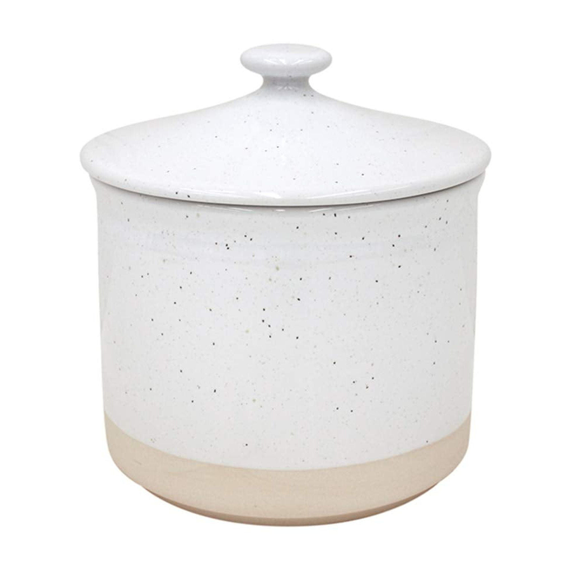 Ceramic Stoneware 49 oz. Canister - Fattoria Collection, White ...