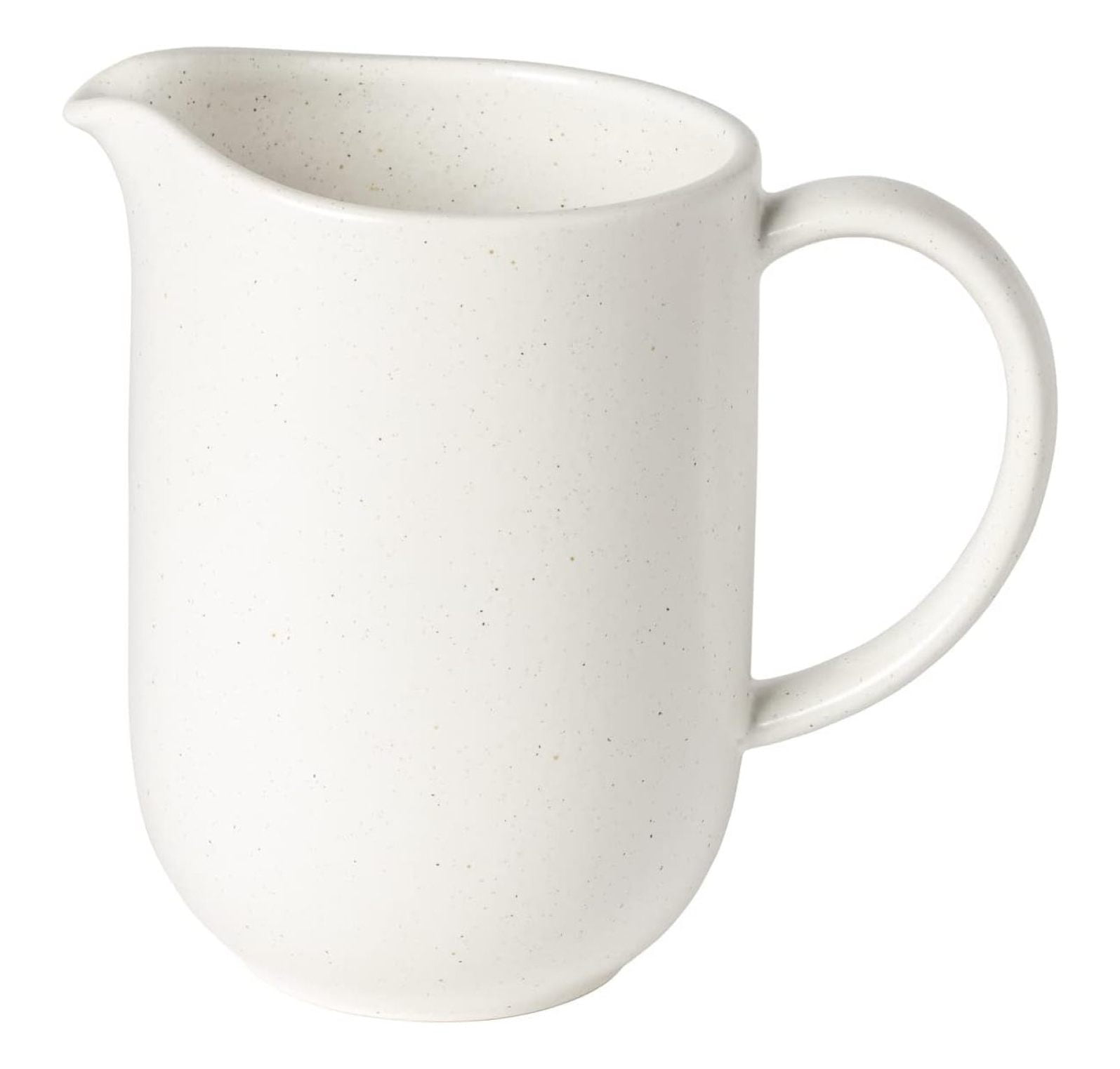 Ceramic Stoneware 55 oz. Pitcher - Pacifica Collection, Salt (White ...