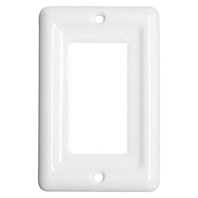 Ceramic Switch Plate, Switch Plate Cover, Wall Plate, Cover, White ...