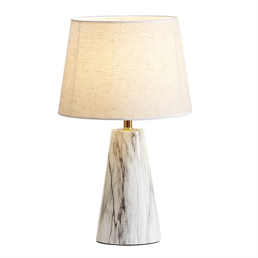 Ceramic Table Lamp, 3-Way Dimmable with USB Port and LED Bulb Touch ...