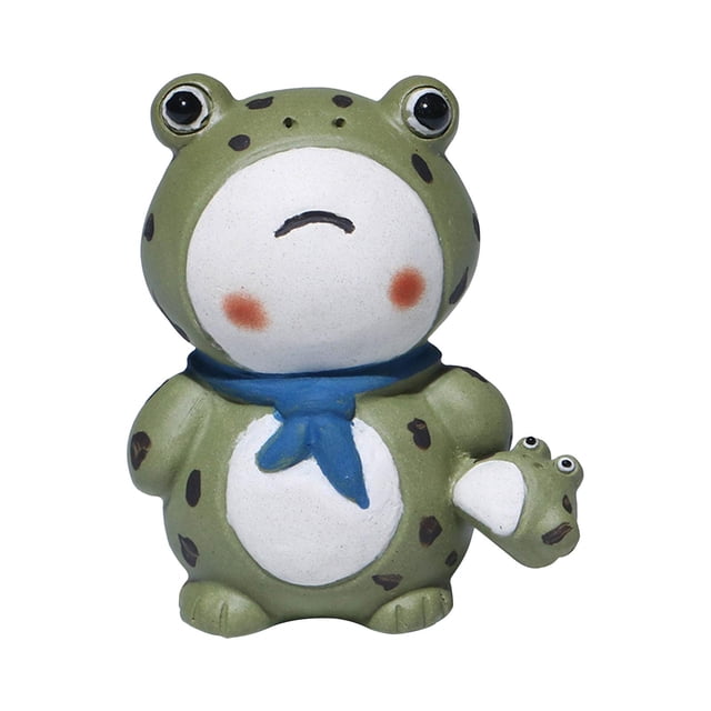 Ceramic Tea Pet Artwork Frog Statue for Restaurant Table Centerpiece ...