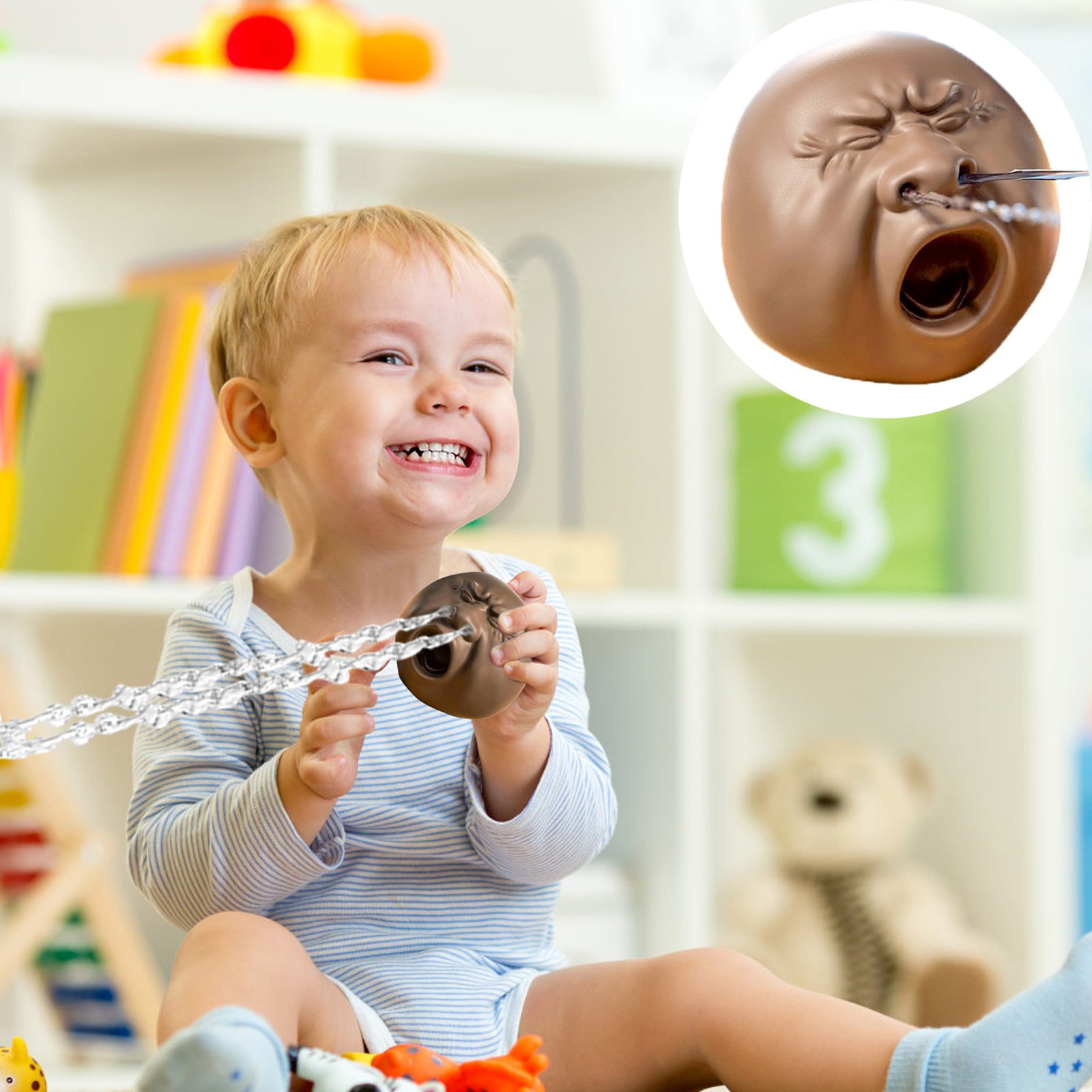 Ceramic Tea Pet with Nostril Water Spray - Funny Yawning Interactive ...