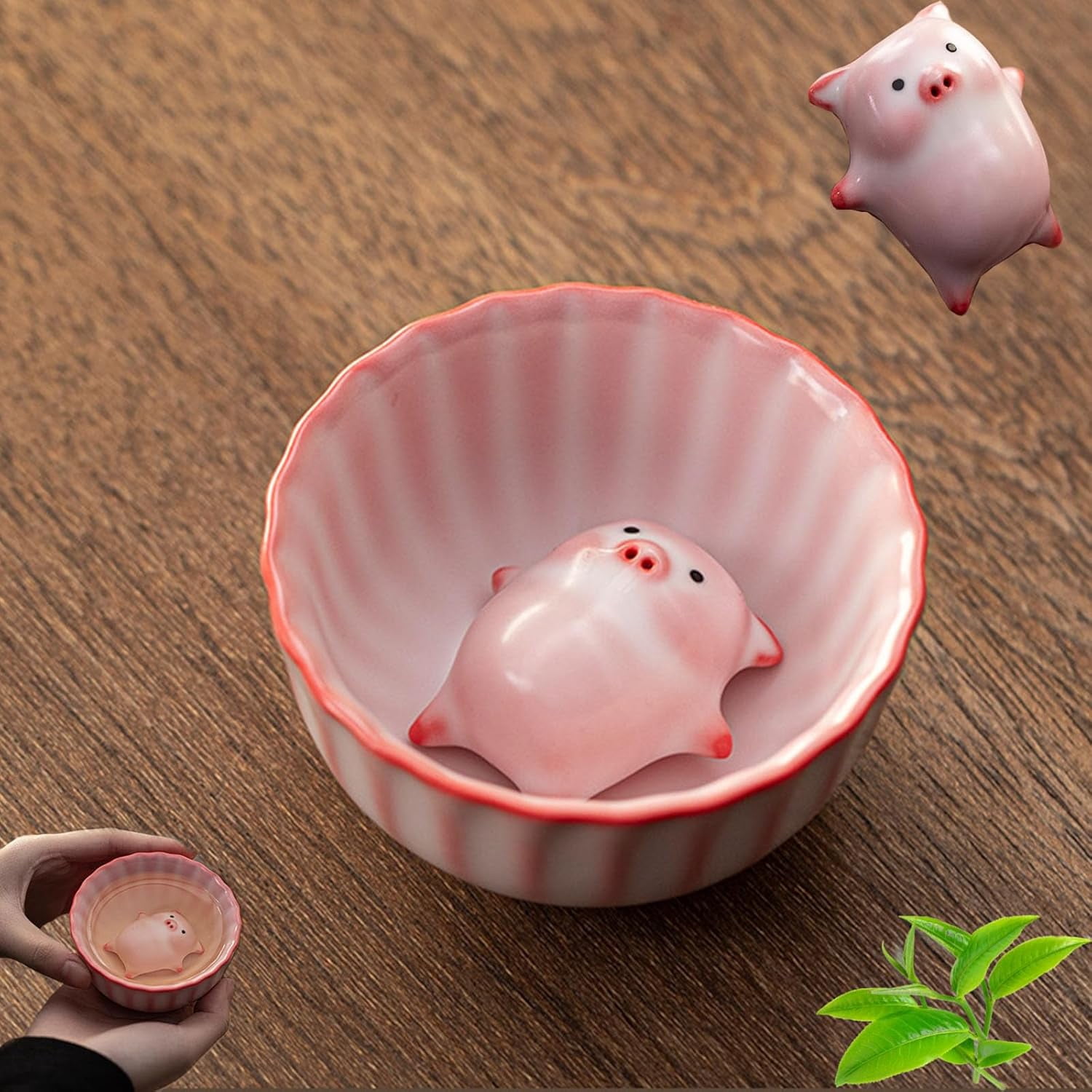 Ceramic Tea Pet Piggy Cartoon Tea Cup,Kung Fu Ceramic Tea Pet Piggy ...