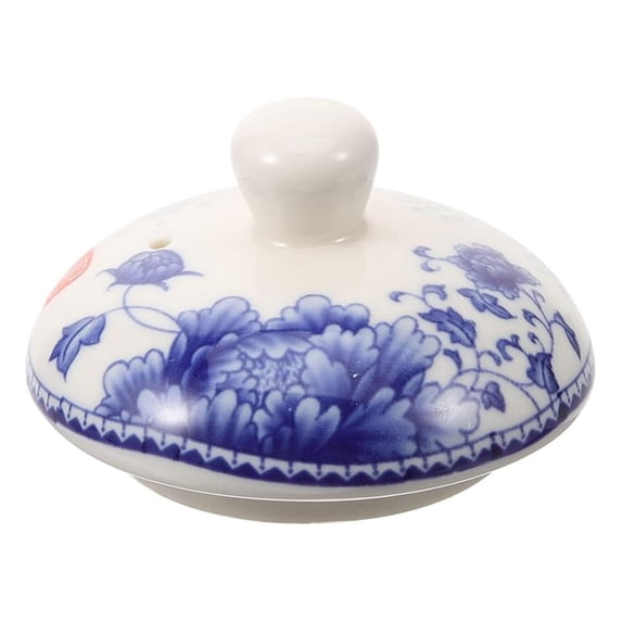 Ceramic Tea Pot Lid Replacement - Blue and White Teapot Cover for Tea ...