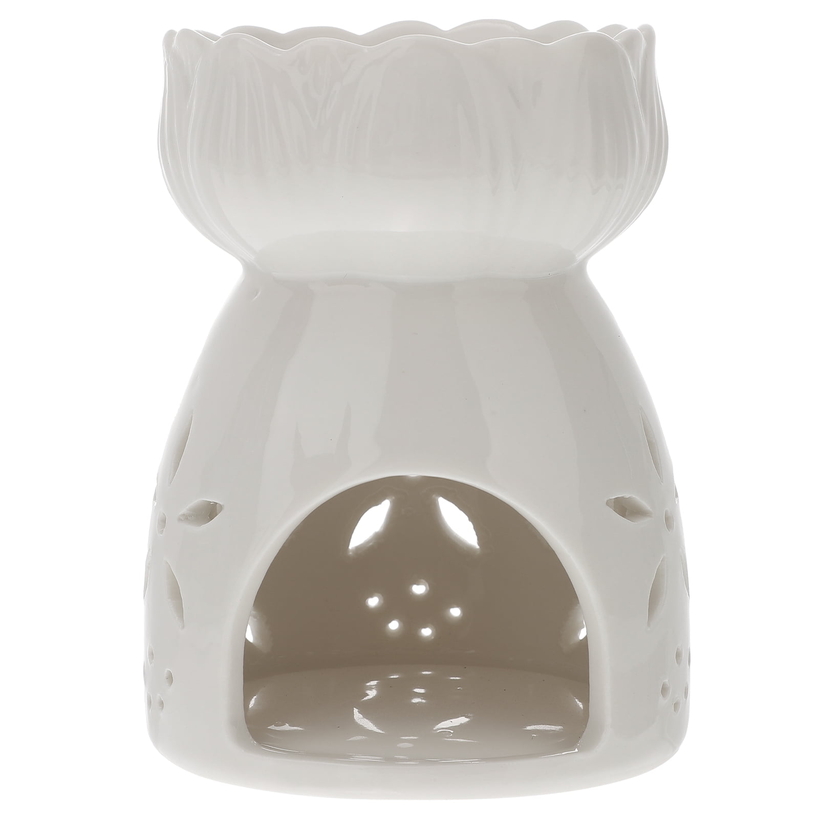 MERRYHAPY Tealight Essential Oil Diffusers Ceramic White For Indoor ...