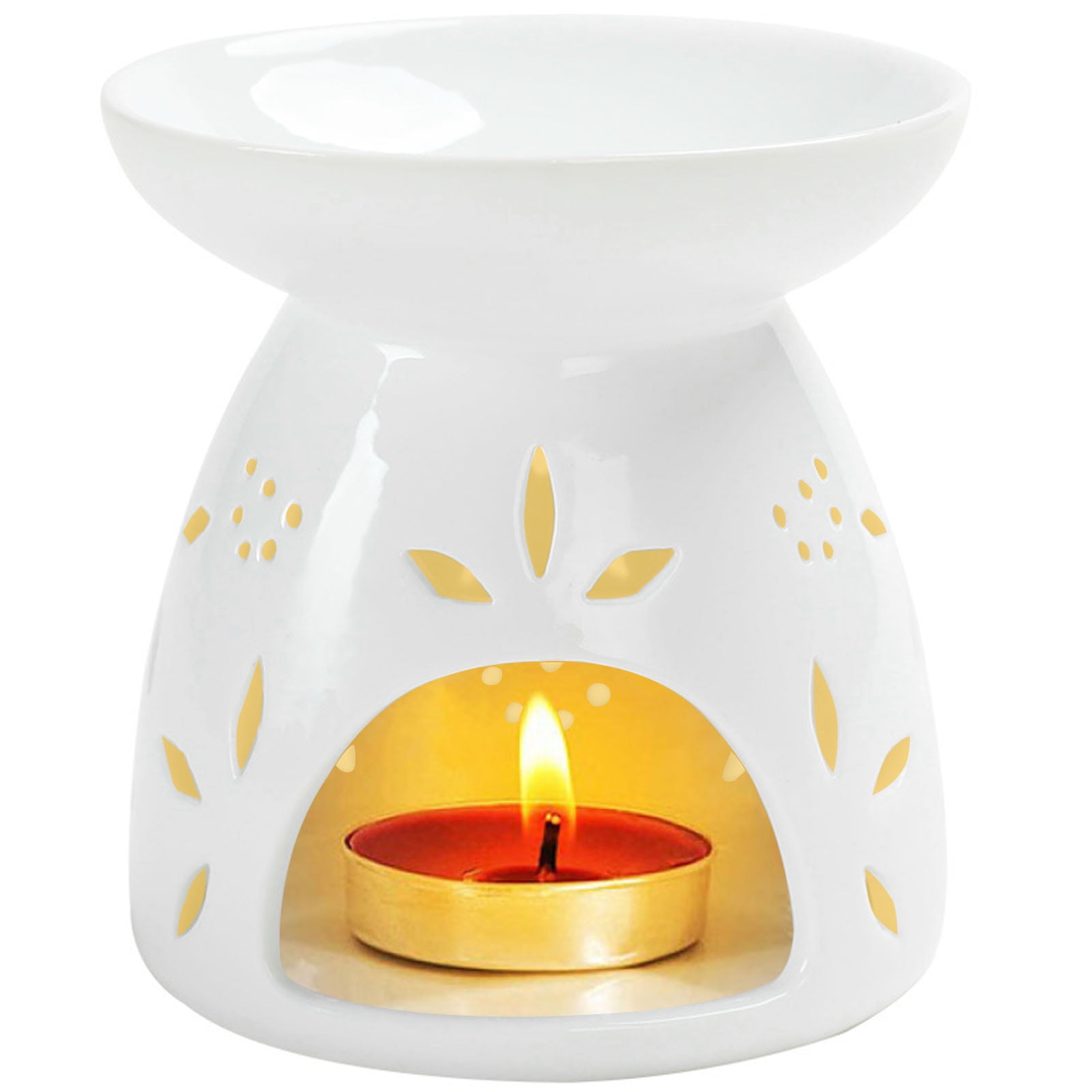 Ceramic Tealight Candle Holder, Essential Oil Burner Wax Melt Burners ...