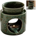 Ceramic Tealight Holder,Anti Slip Oil Burner with Removable Bowl ...