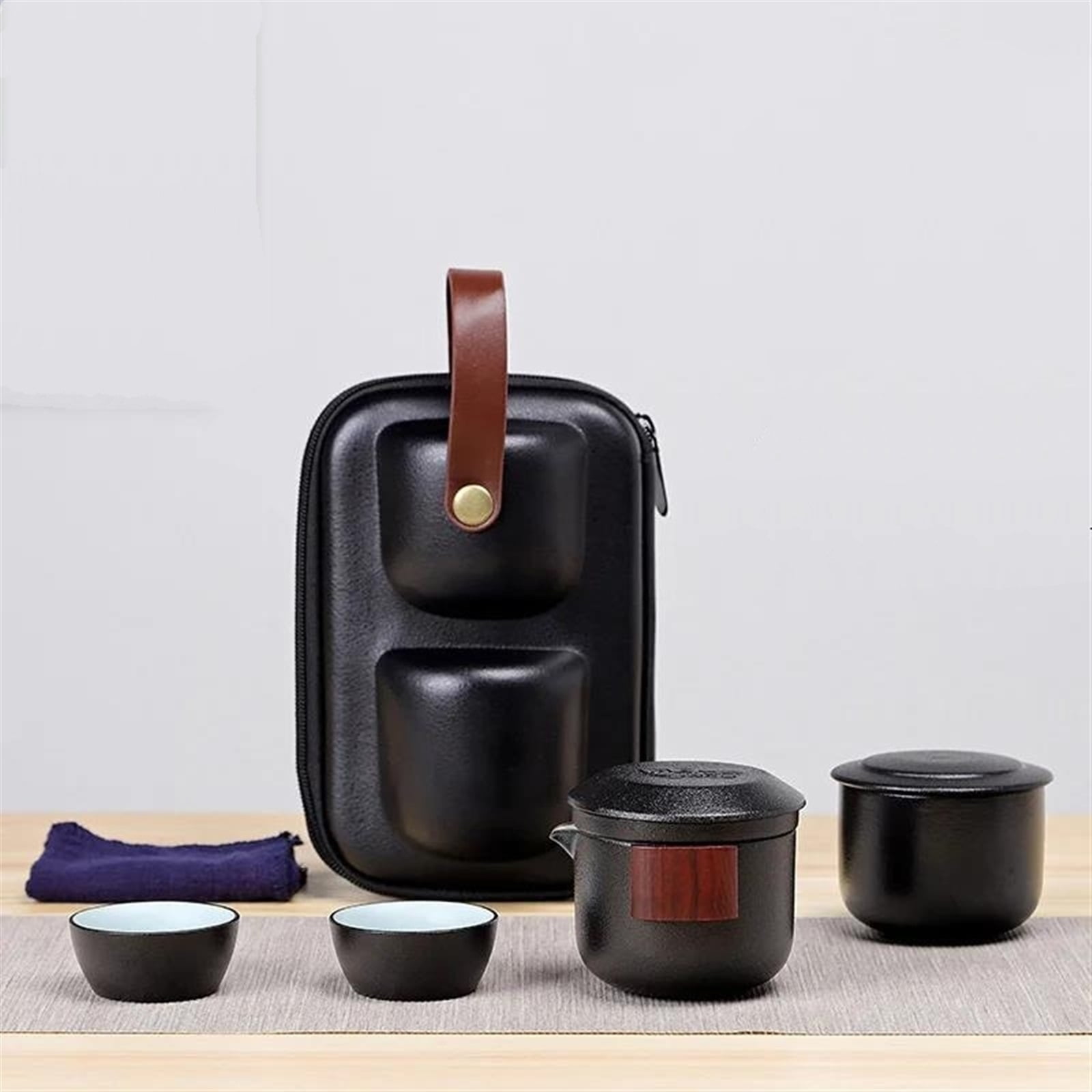 Ceramic Teapot Gaiwan Tea Cup Porcelain Gaiwan Tea Sets Portable Travel ...