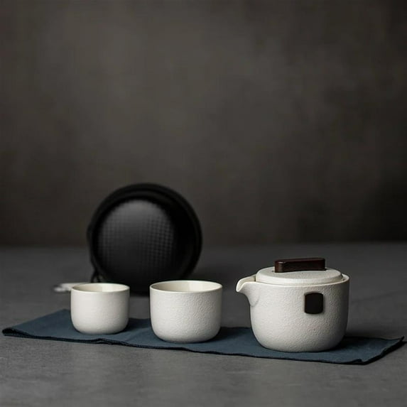 Ceramic Teapot With 2 Cups A Tea Sets Portable Travel Tea Set With ...