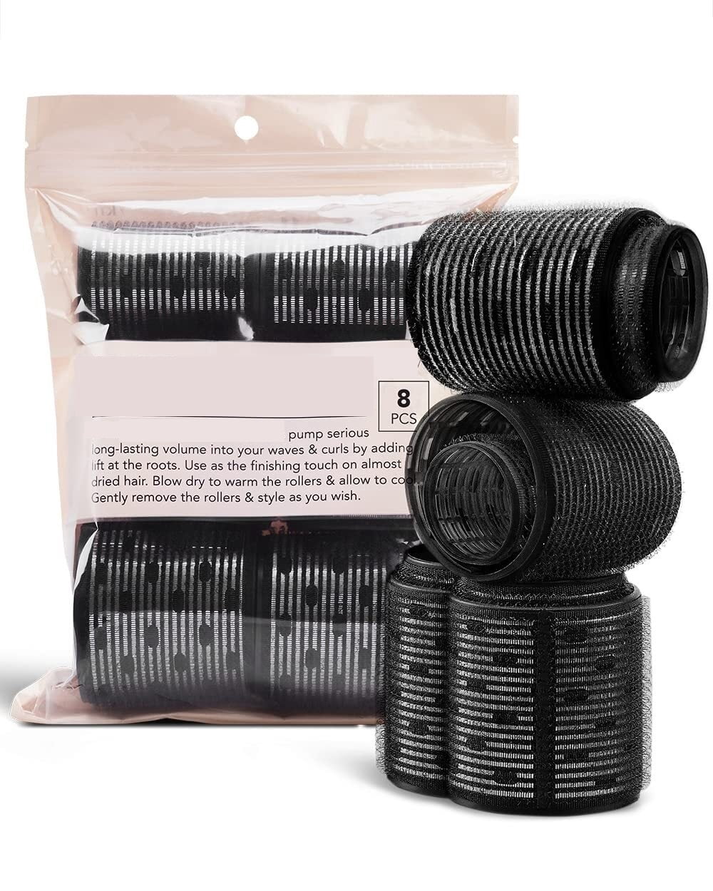 Ceramic Thermal Hair Rollers for Women - Self Grip Rollers for Blowout ...