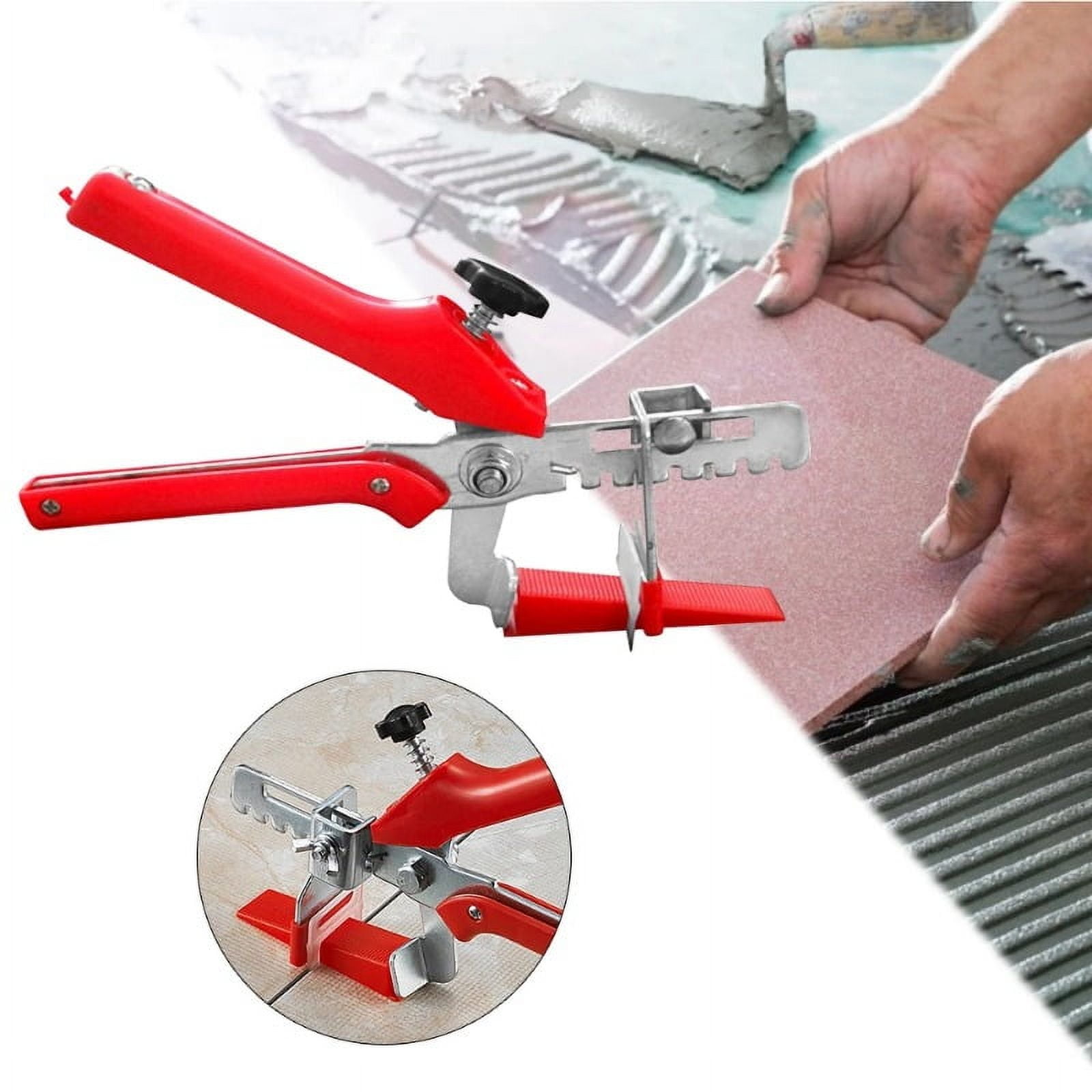 Ceramic Tile Leveling Tool Push Clamp Labor-saving Push Clamp ...