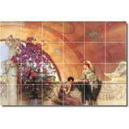 Ceramic Tile Mural-Lawrence Alma-Tadema Men Women Painting 43. 48" w x ...