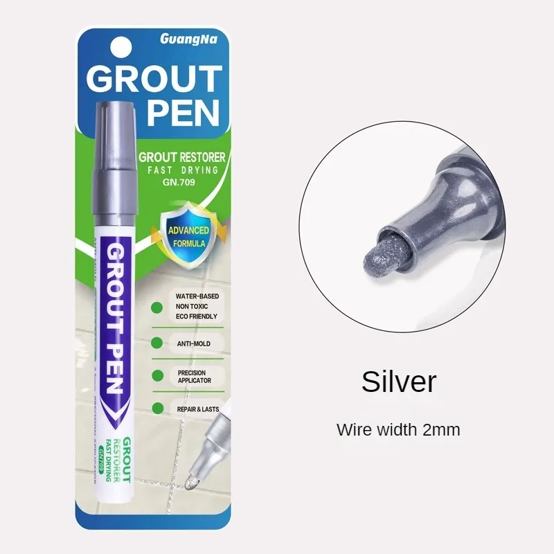 Ceramic Tile Pen Wall Grout Restorer Pen Repair Marker Grout Filler Pen ...