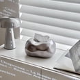 Ceramic Tissue Box Cover with Irregular Cloud Design, Modern Matte ...