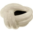 Ceramic Tissue Box Fun Knot Napkin Holder For Bathroom Countertop Home ...