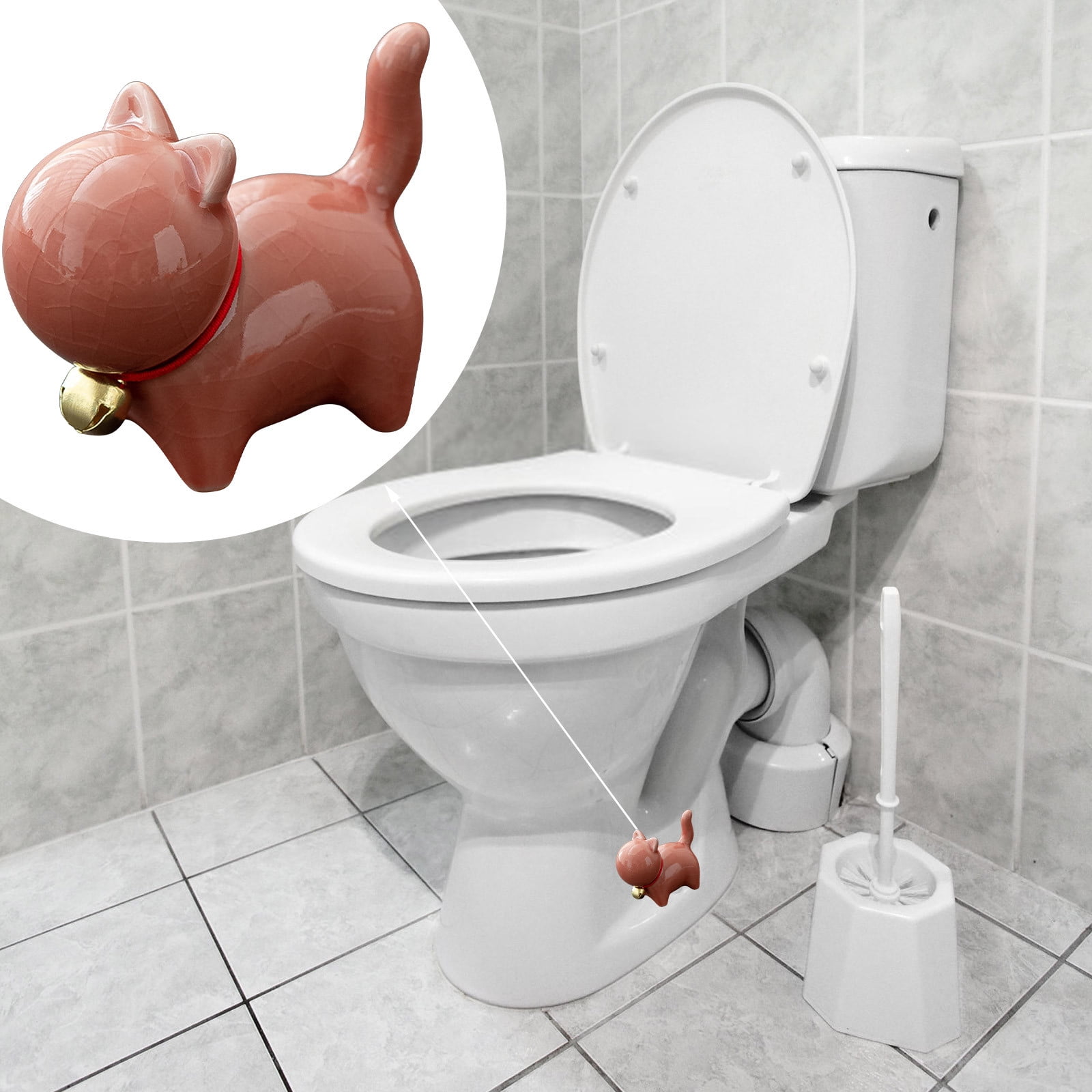 Ceramic Toilet Bolt Covers Decorative Animal Design Blue and White ...
