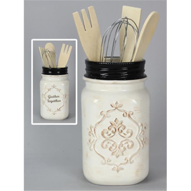 Ceramic Tool Holder with Cooking Tools - Walmart.com