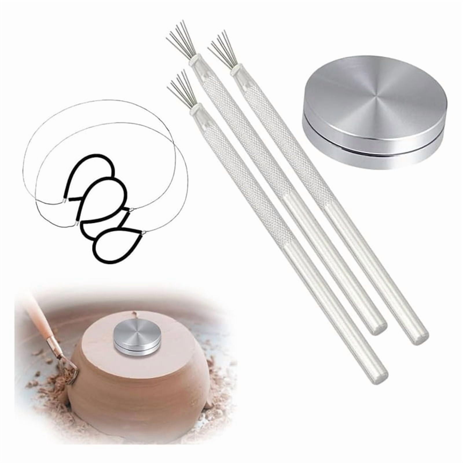 Ceramic Tools Clay Sculpture Kit,Throwing Trimming Spinner Tool, Clay Tools Suitable for Potters ...